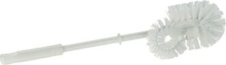 KELA 26001 WC-B&uuml;rste Pulcro Malen aus Kunststoff in wei&szlig;, Plastik, 7.5 x 7.5 x 37.5 cm