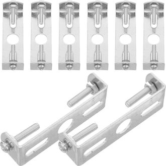 Artibetter 8 St&uuml;ck Deckenleuchtenhalterung Montageplatten 60mm aus Langlebigem Eisen f&uuml;r Kronleuchter und Ventilatoren Universelle Lampenhalterung f&uuml;r Wohn und S