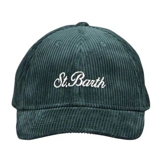 MC2 Saint Barth Femme, Accessoires, Vert, Taille: ONE Size Baseball Corduroy51 EMB