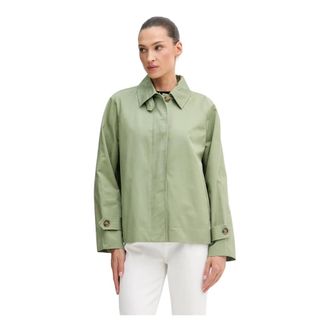 Benetton Mantel mit Einreiher - - Jackets - Damen - Gr&uuml;n - L