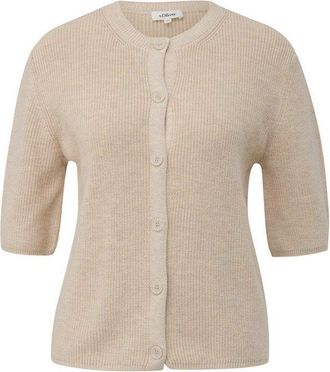 s.Oliver Cardigan Strickjacke Halbarm-Strickjacke