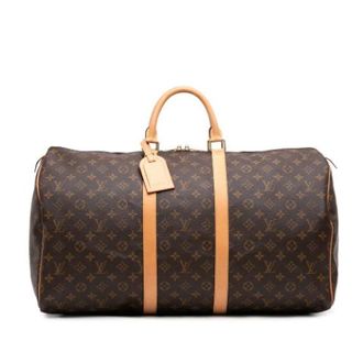 Louis Vuitton Pre-owned Keepall 55 - Femme - Pre-owned - Brun - Taille: ONE Size