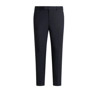 Pantaloni Torino Elegante Woll-Skinny-Ankle-Hose - - Trousers - Herren - Blau - XL
