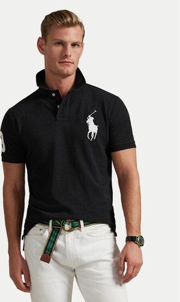 Polo Ralph Lauren Poloshirt 710688969001 Schwarz Custom Slim Fit
