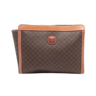 Celine Pochette en toile Pre-owned - Femme - Pre-owned - Brun - Taille: ONE Size