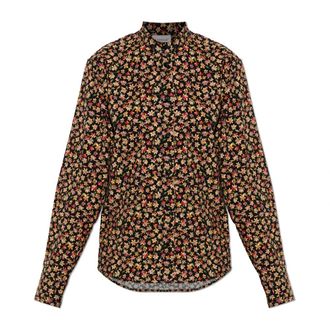 Moncler Bluse mit Blumenmotiv - - Blouses & Shirts - Damen - Orange - 2XS