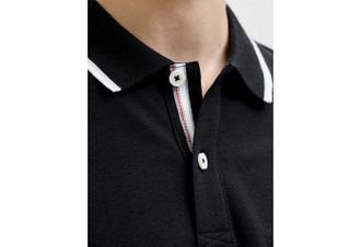 Jack & Jones Poloshirt Jack&Jones &Uuml;bergr&ouml;&szlig;en Poloshirt schwarz JJBLAZE