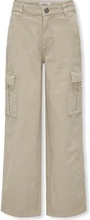 Only Pantalon Cargo KOGYARROW-VOX pour Fille, Coupe Droite, Pumice Stone, 146