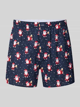Christian Berg Boxershorts im Allover-Look mit elastischem Bund