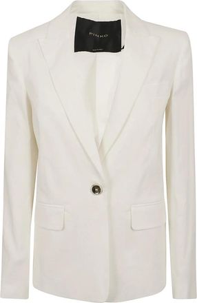 Pinko Pinko, Femme, Vestes, Blanc, Taille: 36 FR Blazer Crois&eacute;