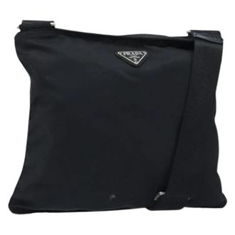 Prada Pre-owned Vintage Nylon Schultertasche - - Pre-owned - Damen - Schwarzk - ONE SIZE