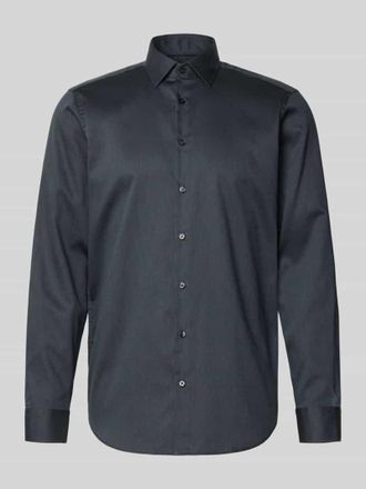 Jake*s Regular Fit Business Hemd aus Baumwolle mit Kentkragen