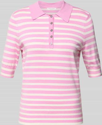 Christian Berg Poloshirt aus Viskose-Mix