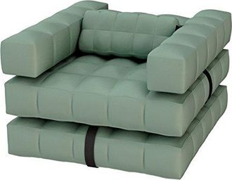 Pigro Felice ModulAir 3-in-1 - Aufblasbarer Poolsessel - Luftmatratze - Sonnenliege - Widerstandsf&auml;hige Materialien - Lange Lebensdauer - Premium - Olivgr&uuml;n