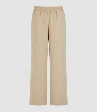 Jeanne Vouland Pantalon Reor Flanelle Beige