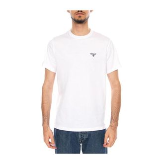 Barbour Essential Sports T-Shirt - - Tops - Herren - Wei&szlig; - L