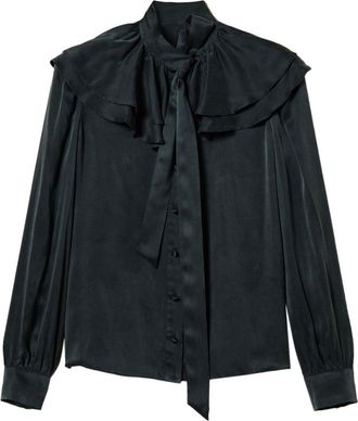 Twin-Set Hemd aus Seide - Grau