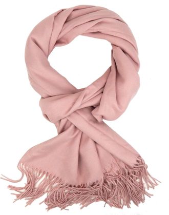 Ella Jonte Damenschal Trendfarbe rosa Schal Herbst Winterschal Wolle Kaschmir