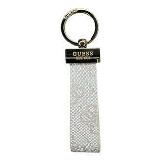 Guess Porte-cl&eacute;s Zamira 4G Logo - Femme - Accessoires - Blanc - Taille: ONE Size