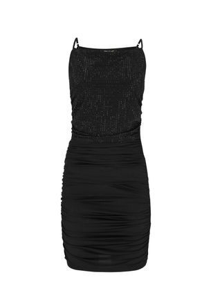 Mymo Kleid Frauen Schwarz