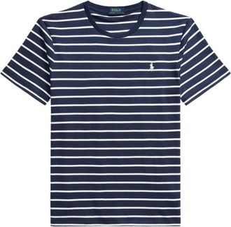 Polo Ralph Lauren Homme, Tops, Multicolore, Taille: XL T-shirt ray&eacute; en coton doux coupe classique
