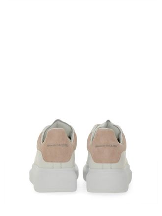 Alexander McQueen Oversized Calf Leather Sneaker - White