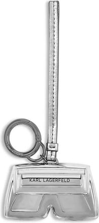 Karl Lagerfeld Schlüssel- & Taschenanhänger - Ikon K Clutch-Anhänger - Gr. unisize - in Silber - für Damen