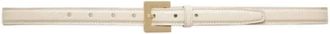 Anine Bing Femme, Accessoires, Blanc, Taille: ONE Size Thin Leather Belt