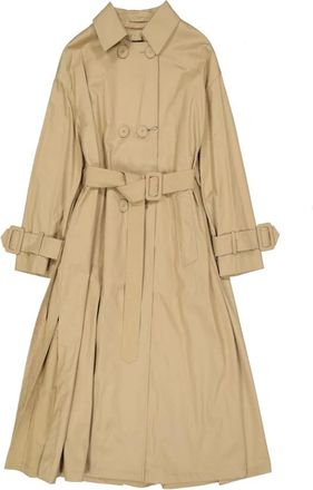 Herno Femme, Manteaux, Beige, Taille: 42 FR Trench-coat ceintur&eacute;