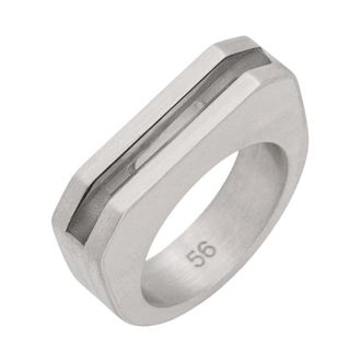 Rick Owens Bague Crystal Hollywood - Femme - Accessoires - Gris - Taille: 56 MM