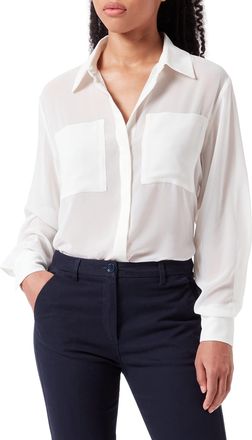 Sisley Sisley Damen 593YLQ01U Shirt, Creamy White 10R, M