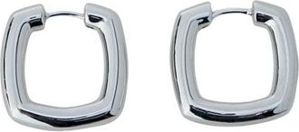 Tom Wood Femme, Accessoires, Gris, Taille: ONE Size Boucles doreilles cr&eacute;oles &agrave; monture moyenne