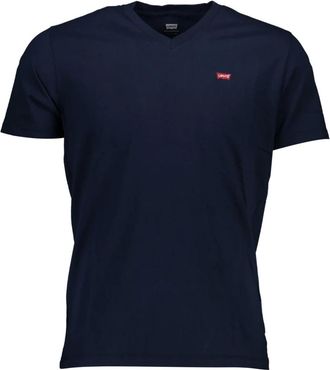 Levi's Homme, Tops, Bleu, Taille: S T-Shirt Standard &agrave; Manches Courtes