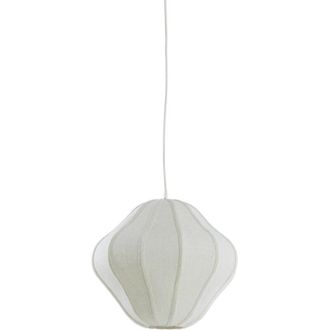 Light & Living Light & Living - suspension - Sukau - blanc - textile - E27
