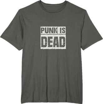 Punk Punk ist tot wei&szlig; T-Shirt