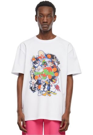 Mister Tee Herren Space Jam Teamwork Oversize Tee White, XL