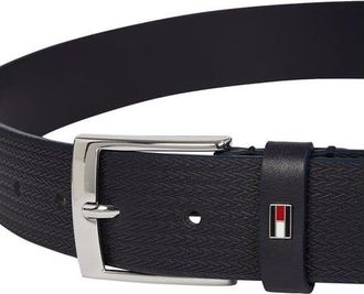Tommy Hilfiger Ceinture en cuir &agrave; chevron