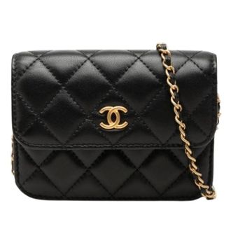 Chanel Sac bandouli&egrave;re mini doccasion - Femme - Pre-owned - Noir - Taille: ONE Size