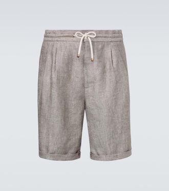 Brunello Cucinelli Shorts aus Leinen