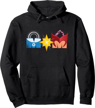 MARVEL Super Heroes Mom Letters Mothers Day Birthday Gift Pullover Hoodie