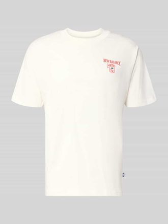 New Balance T-Shirt mit Label-Print Modell GRAB A BITE LONDON