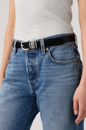 Levi's Ceinture Anneaux Lyla - Femme - Noir / Caviar - 100