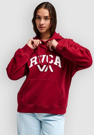 Rvca Emblem Hoodie brick red