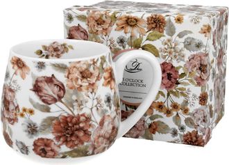 Duo FLORAL Fassbecher 430 ml PASTEL FLOWERS New Bone China Porzellan