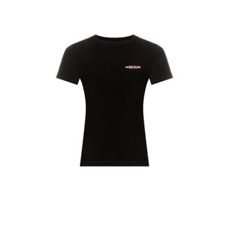 Guess Baumwoll-T-Shirt in Schwarz