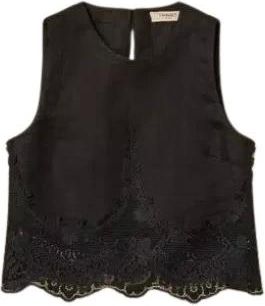 Twinset Femme, Tops, Noir, Taille: 36 FR D&eacute;bardeur