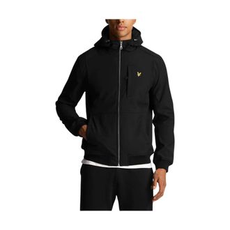 Lyle & Scott Homme, Vestes, Noir, Taille: 2XL Veste Légère et Élégante à Capuche