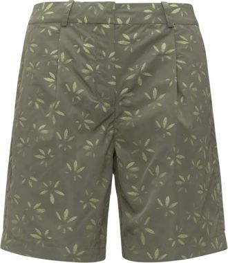 K-Way Femme, Shorts, Vert, Taille: 40 FR Larose Emby Jacquard