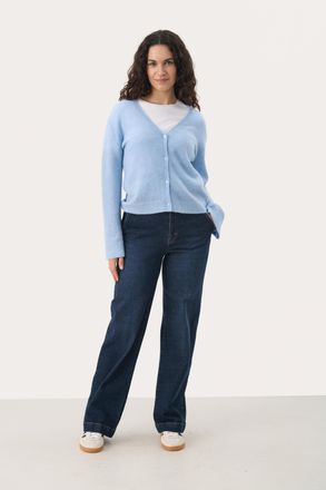 Part Two Strickjacke Easy fit blue