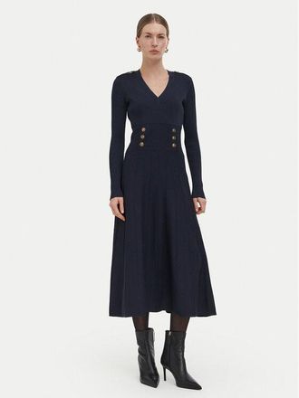 Liu Jo Strickkleid WF6227 MS81R Dunkelblau A-Line Fit
